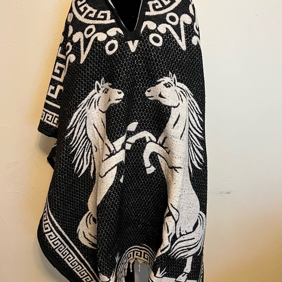Jackets & Coats | Nwot Authentic Mexican Mens Horse Gavan Poncho | Poshmark
